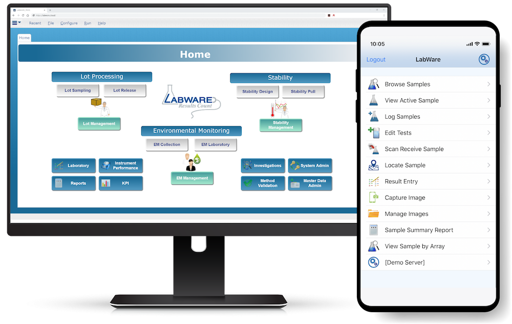 LabWare MOBILE for Modern Laboratories & Remote Lab Work