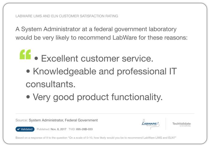 LabWare Customer Care Program